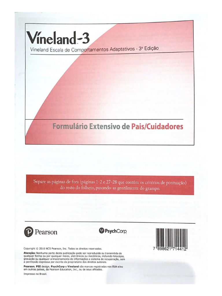 753405498-Vineland-Escala-de-Comportamentos-Adaptativos-3ª-Edic-a-o | PDF