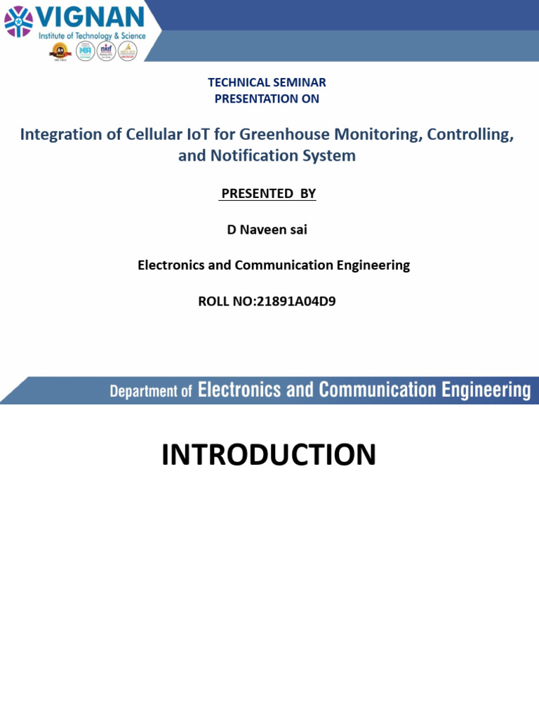 Integration Of Cellular Iot For Greenhouse Monitoring Controlling And