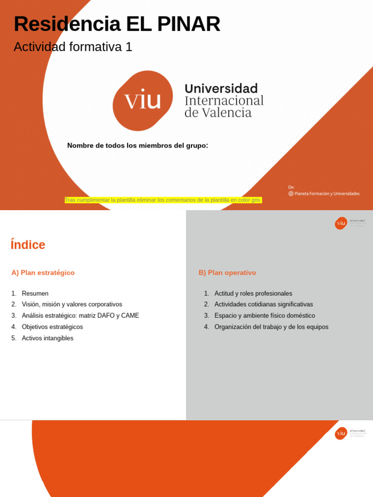 Plantilla AF1 CasoPinar | PDF | Análisis FODA | Business