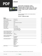 Easergy P5 Protection Relays - REL50453 | PDF | Relay | Power Supply
