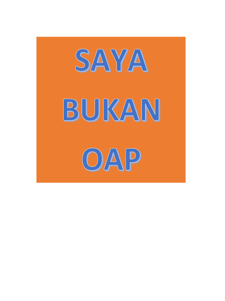 Dokumen Bukan Oap | PDF