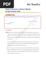 Zombie Script | PDF | Zombies