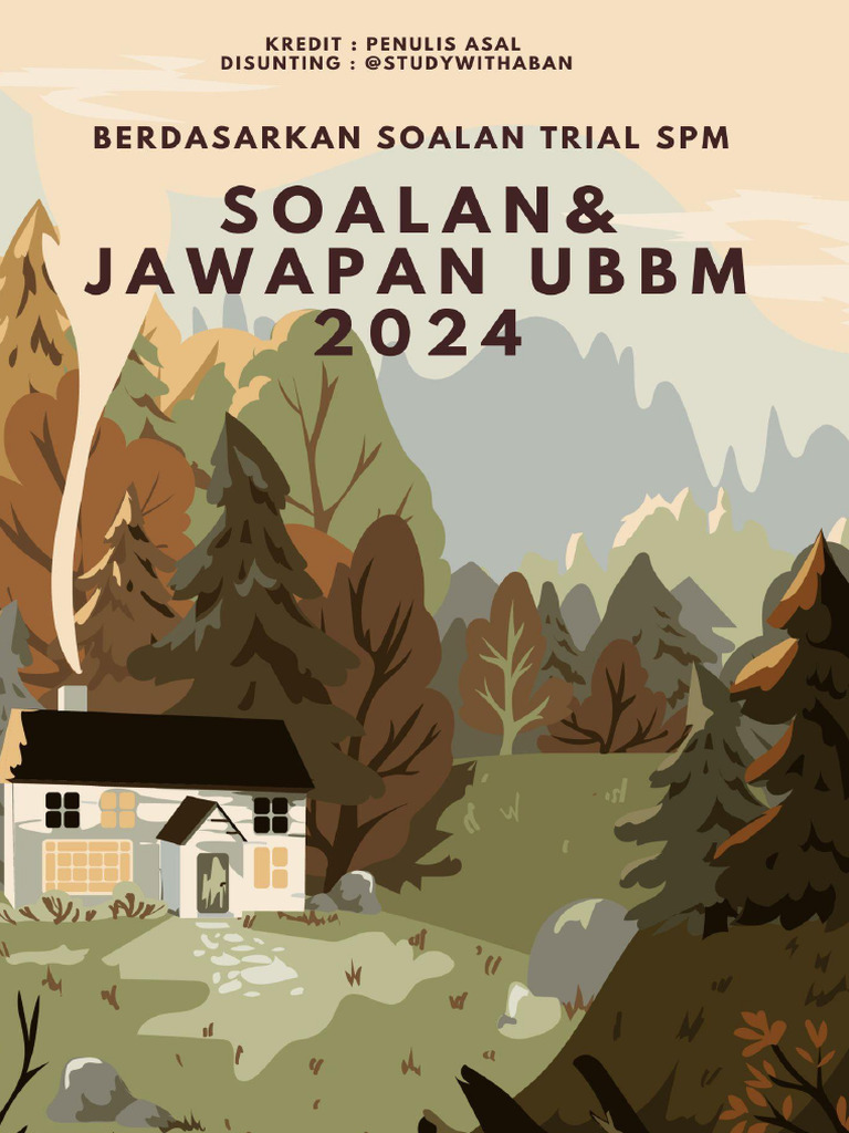 Soalan Jawapan Ubbm Trial @studywithaban | PDF