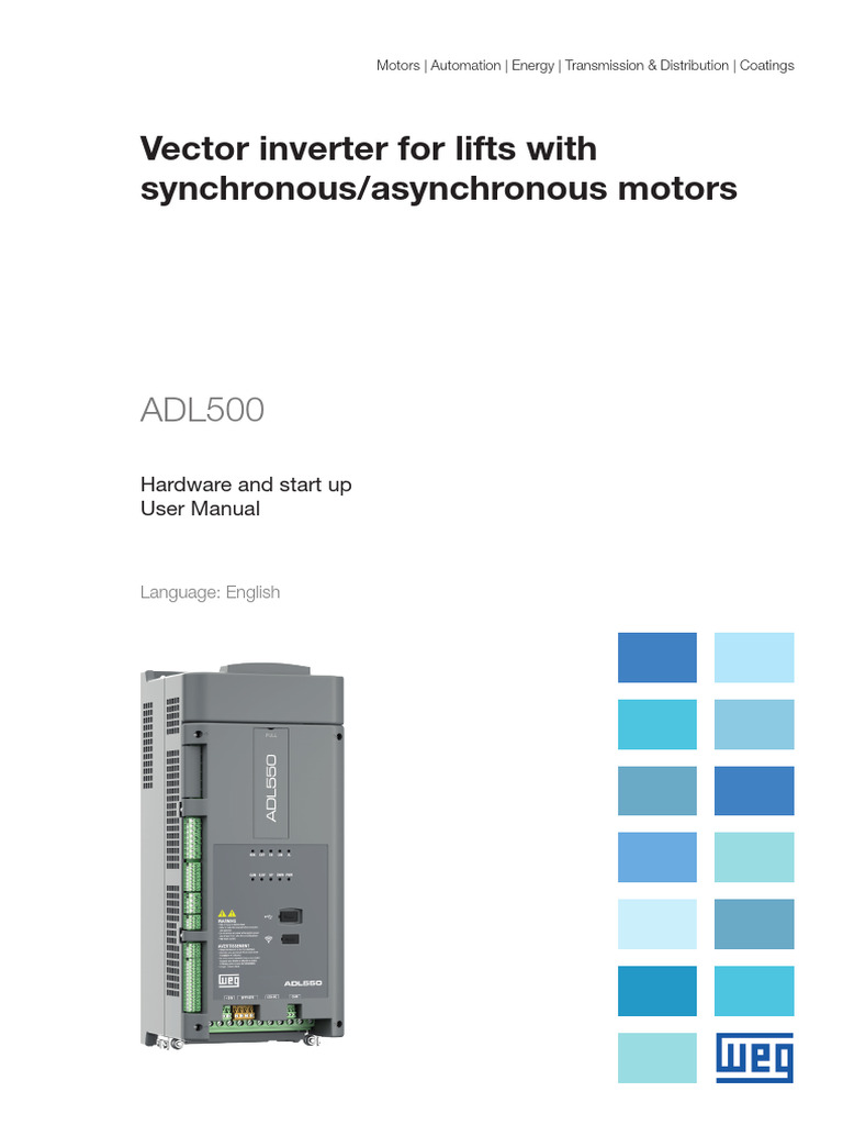 WEG ADL500 User Manual Hardware Start Up 1S95QSEN en | PDF | Port ...