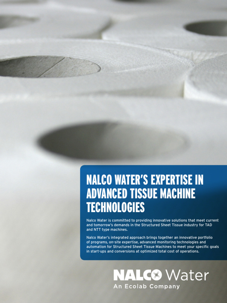 Nalco Water's Advanced Tissue Solutions | PDF | Innovation | Sustainability