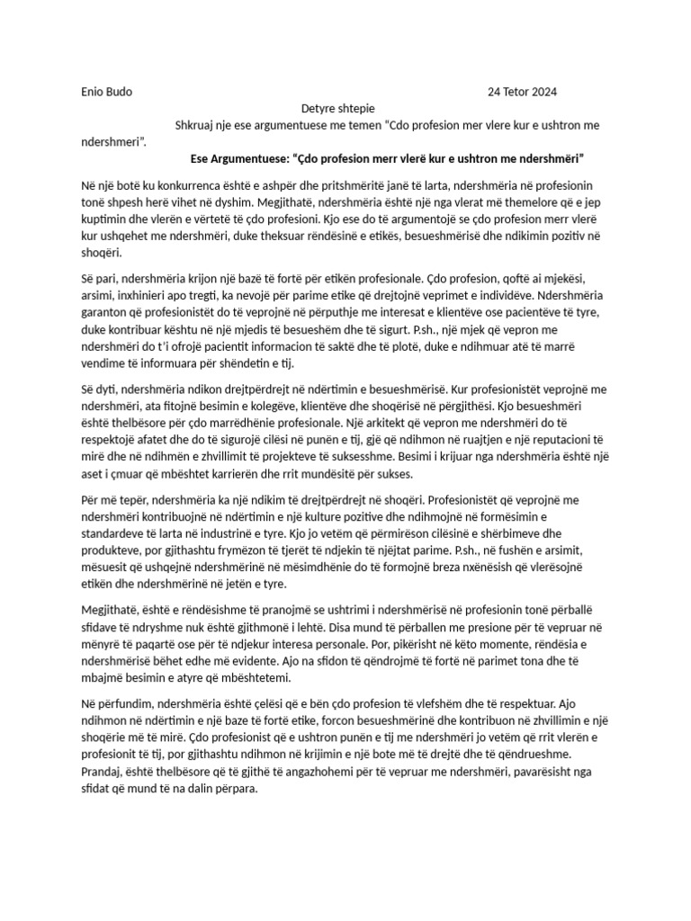 Ese Argumentuese | PDF