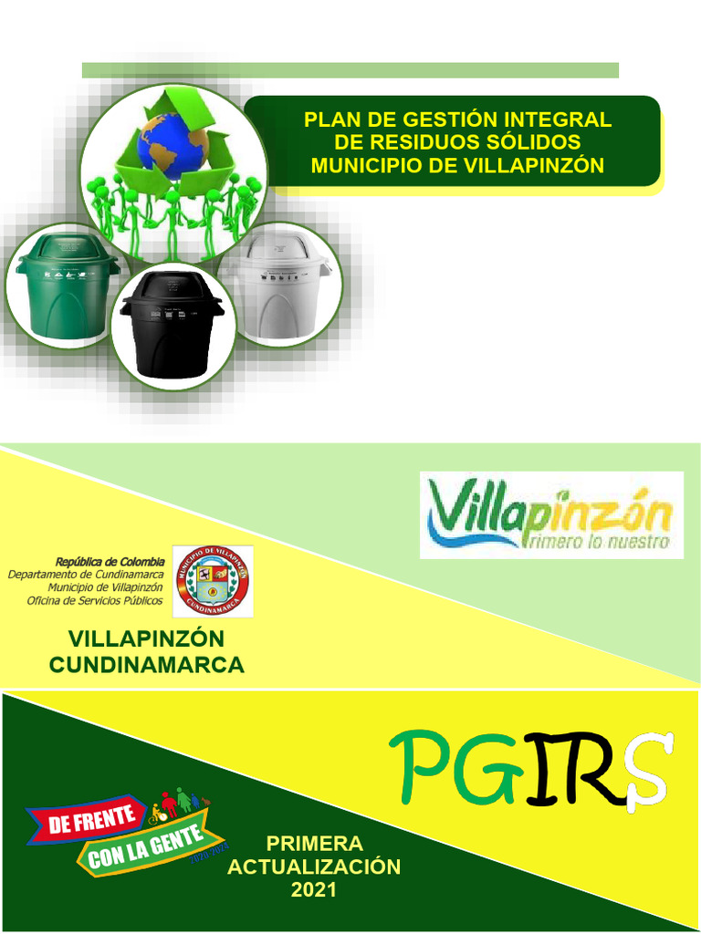 Documento Final Plan de Gestión Integral de Residuos Sólidos - PGIRS - Municipio de Villapinzón ...