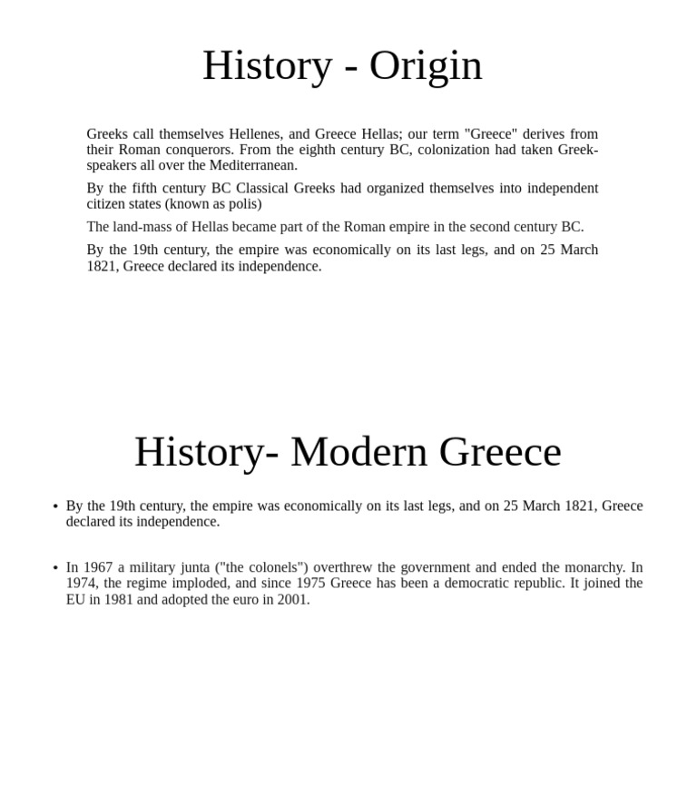 History - Origin | PDF