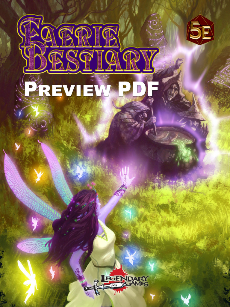 Faerie Bestiary Preview | PDF | Fairies