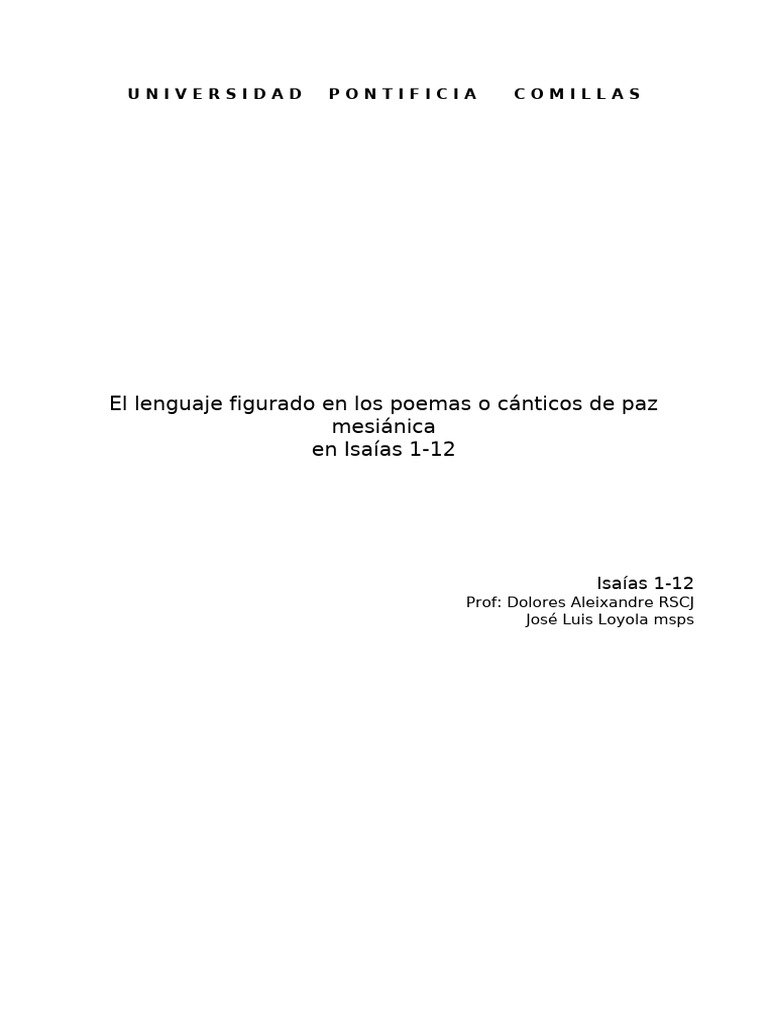 El Lenguaje Figurado en POEMAS de PAZ | PDF | Salvación | Montañas