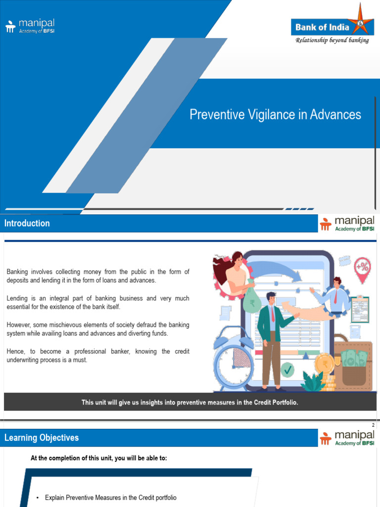 2.1 Preventive Vigilance | PDF | Debt | Mortgages