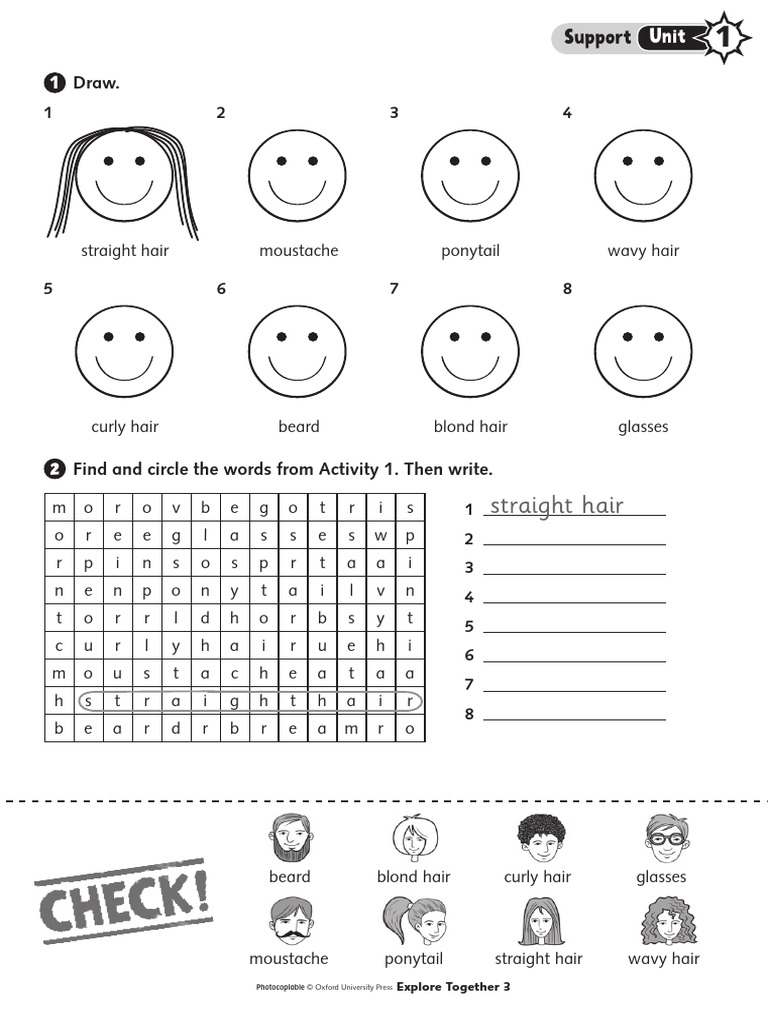 Explore-Together 3 Support Catch-Up Worksheets | PDF