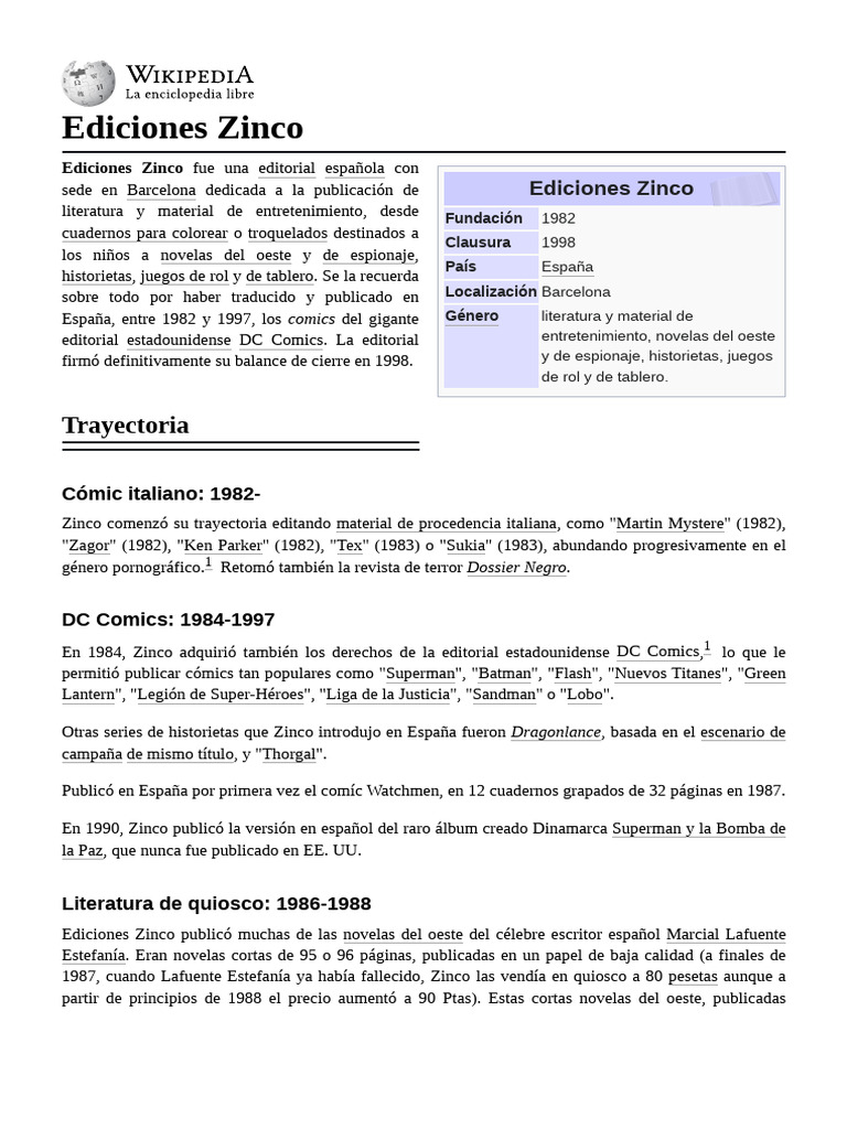 Ediciones Zinco | PDF | Compañías editoriales | Compañías editoriales de Europa