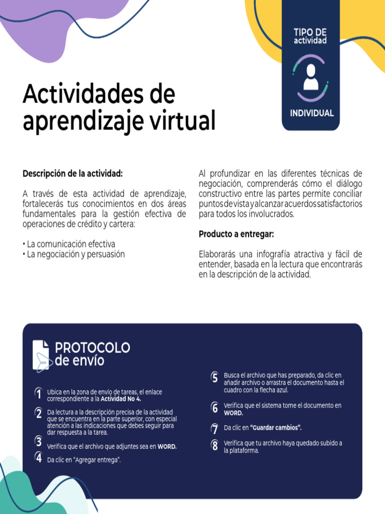 Gestor Credito Cartera - Act4 | PDF | Infografia | Red mundial