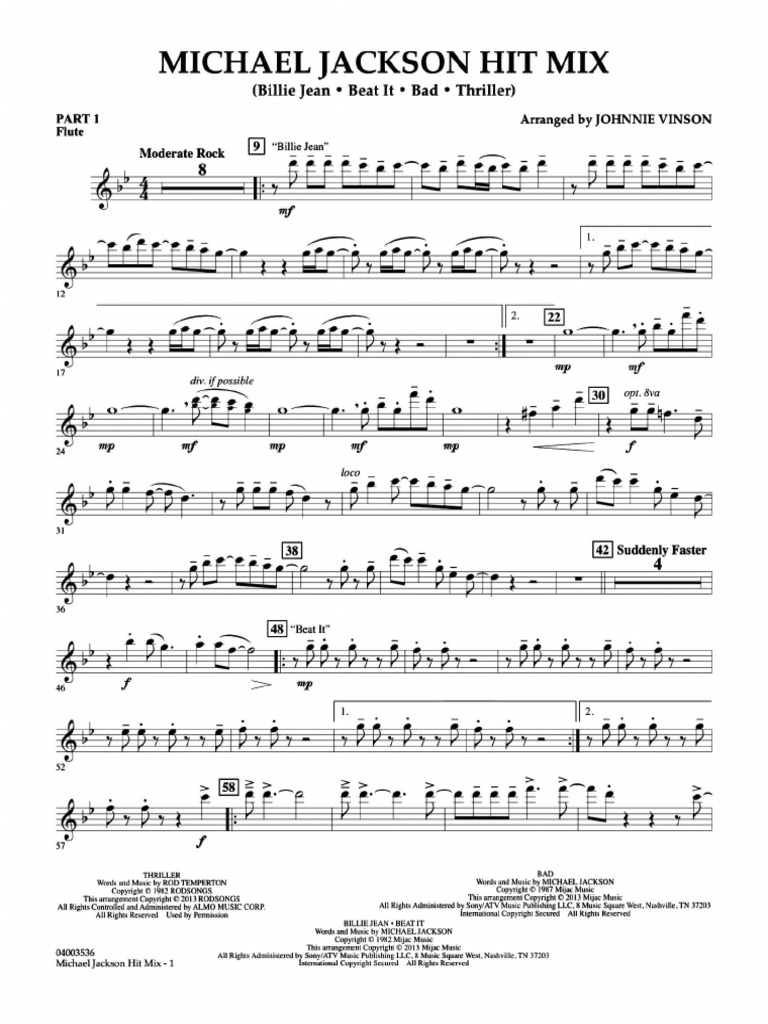 1. Michael Jackson Hit Mix - Vientos | PDF