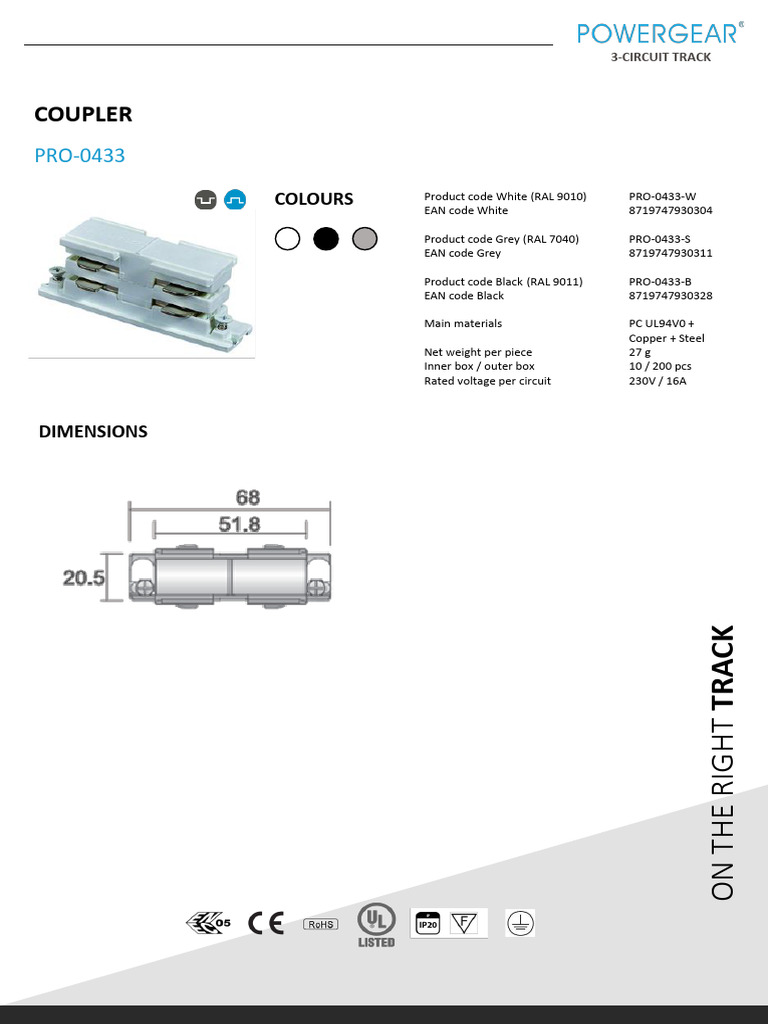 Datasheet PRO 0433 | PDF