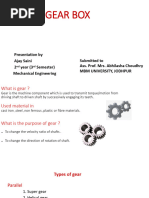 Gearbox - Definition, Parts or Construction, Working, Types in Detail ...