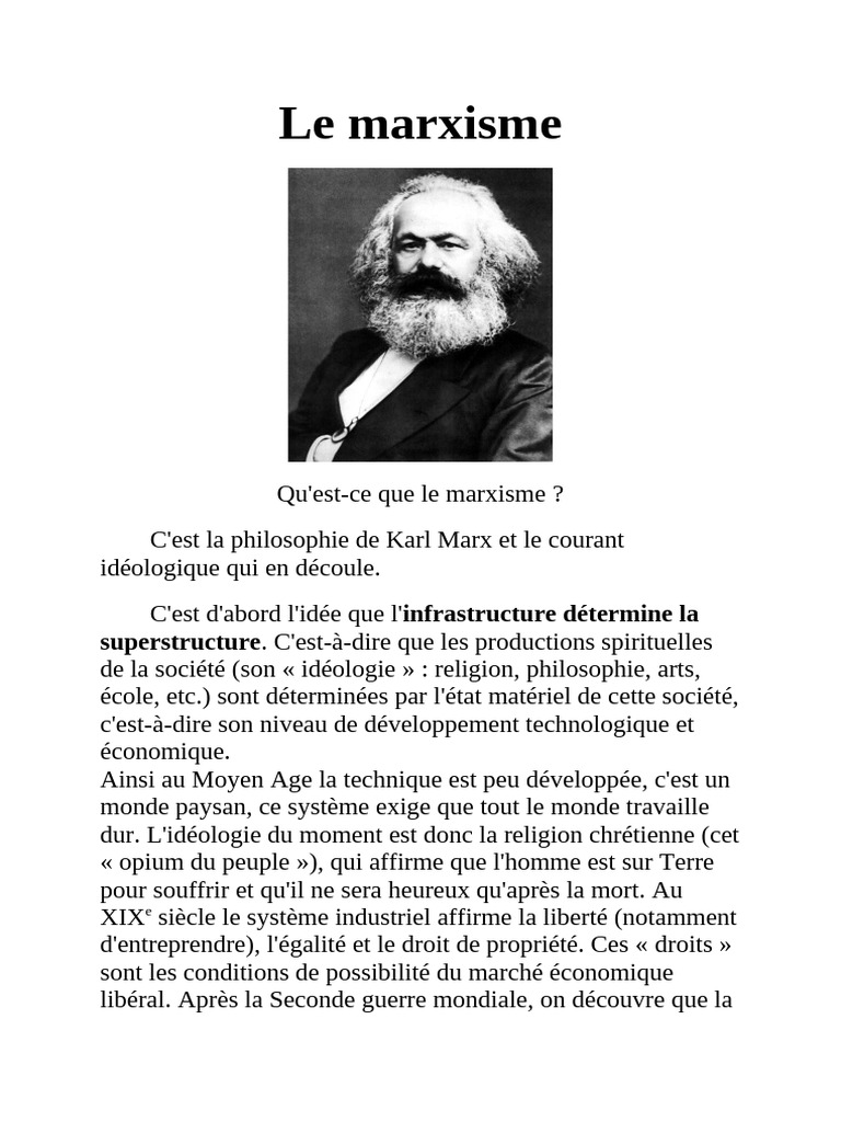 Introduction au marxisme et ses concepts | PDF | Marxisme | Révolutions
