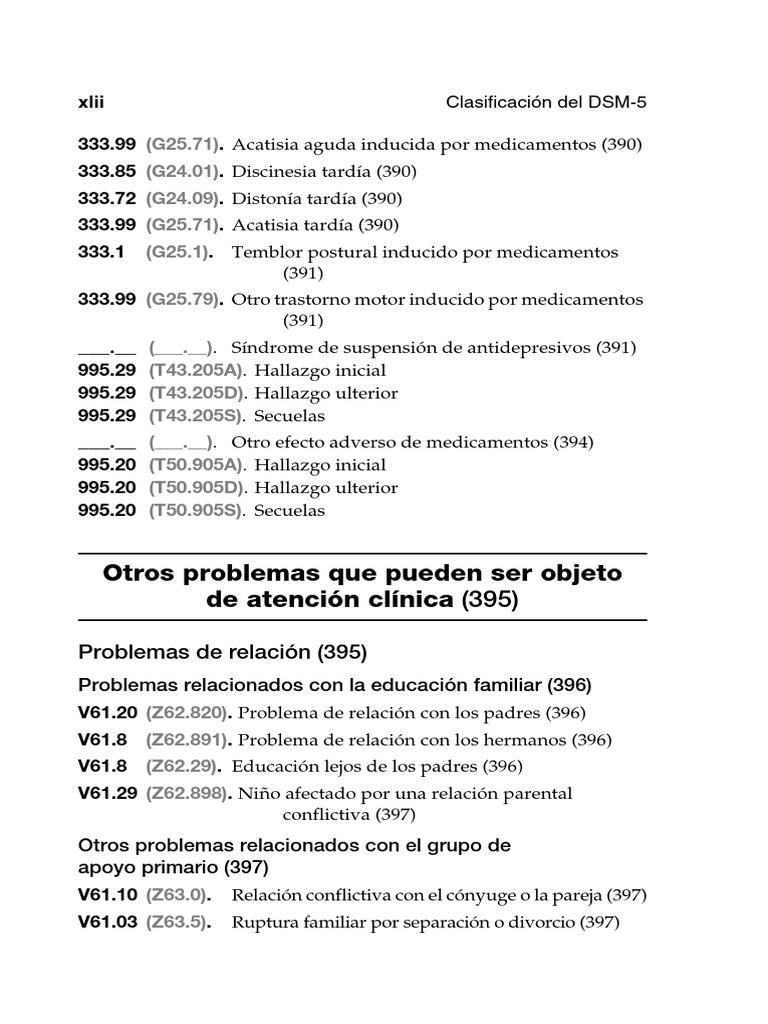Códigos Z - DSM V | PDF | Abuso infantil | Violencia