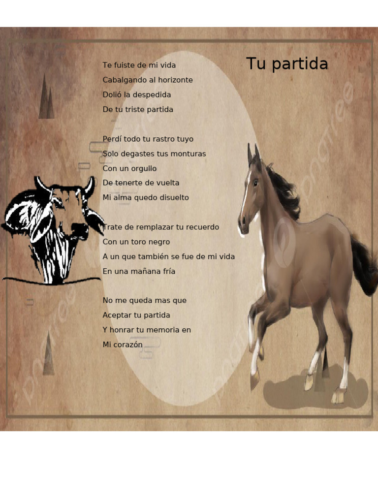 Poema de Tu Partida | PDF