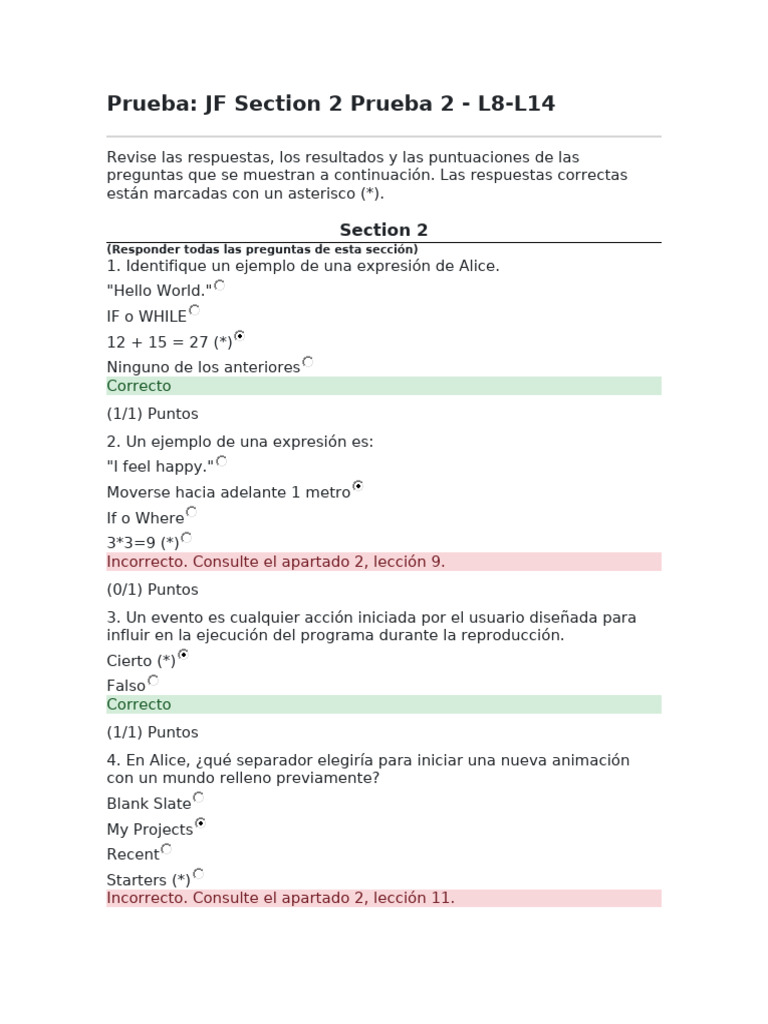 JF Section 2 Prueba 2 - L8-L14 | PDF | Java (lenguaje de programación) | Programación de ...