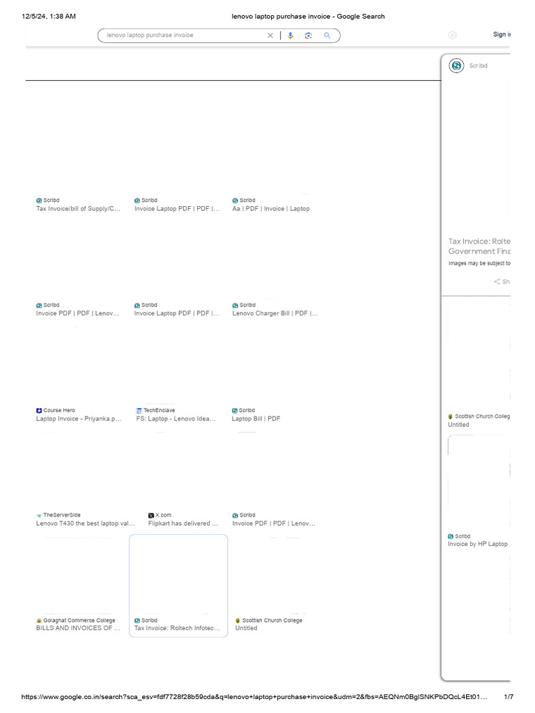 lenovo laptop purchase invoice - Google Search | PDF | Lenovo | Laptop