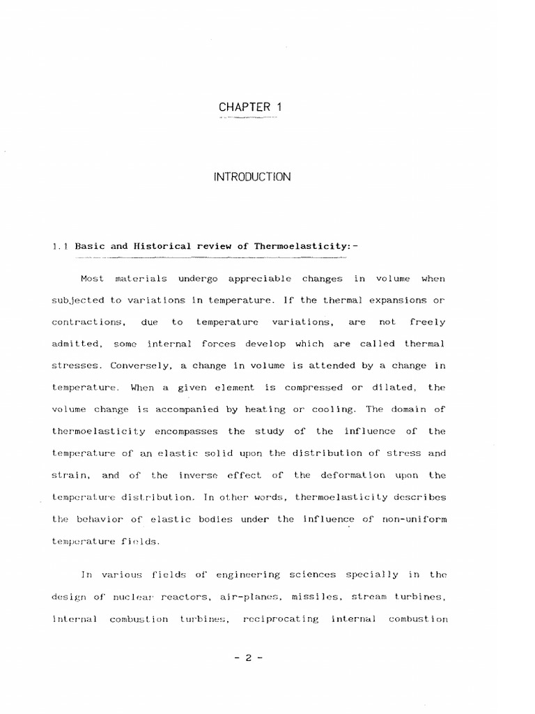 Basic Theories in Thermoelasticity | PDF