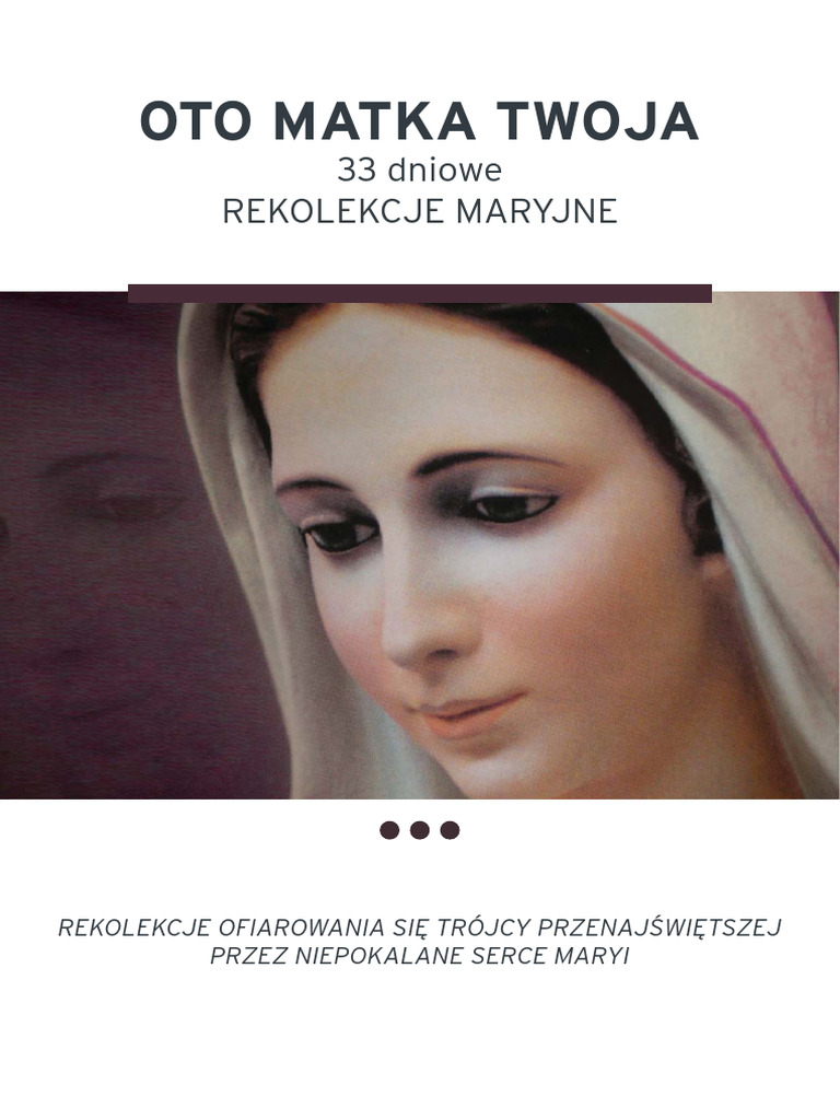 oto-matka-twoja-33-dniowe-rekolekcje-maryjne | PDF