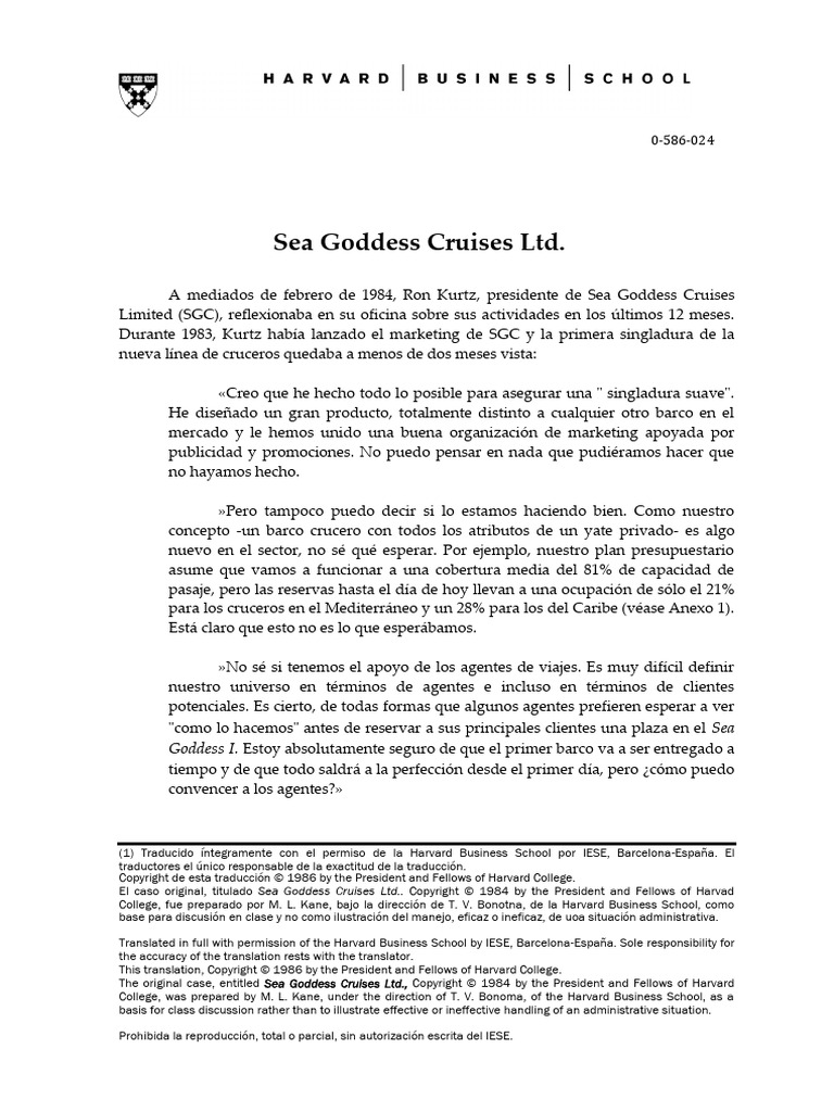 02. Sea Goddess Cruises Ltd. | PDF | Crucero | Publicidad