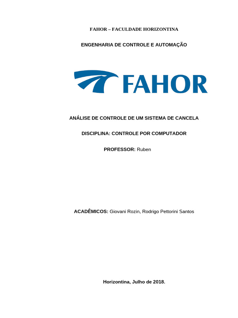 Trabalho final | PDF