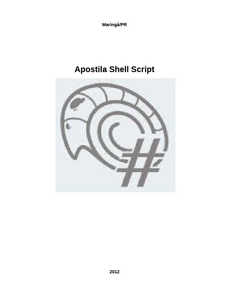 Apostila Shell Script - Básico | PDF | Shell (informática) | Linguagem de script