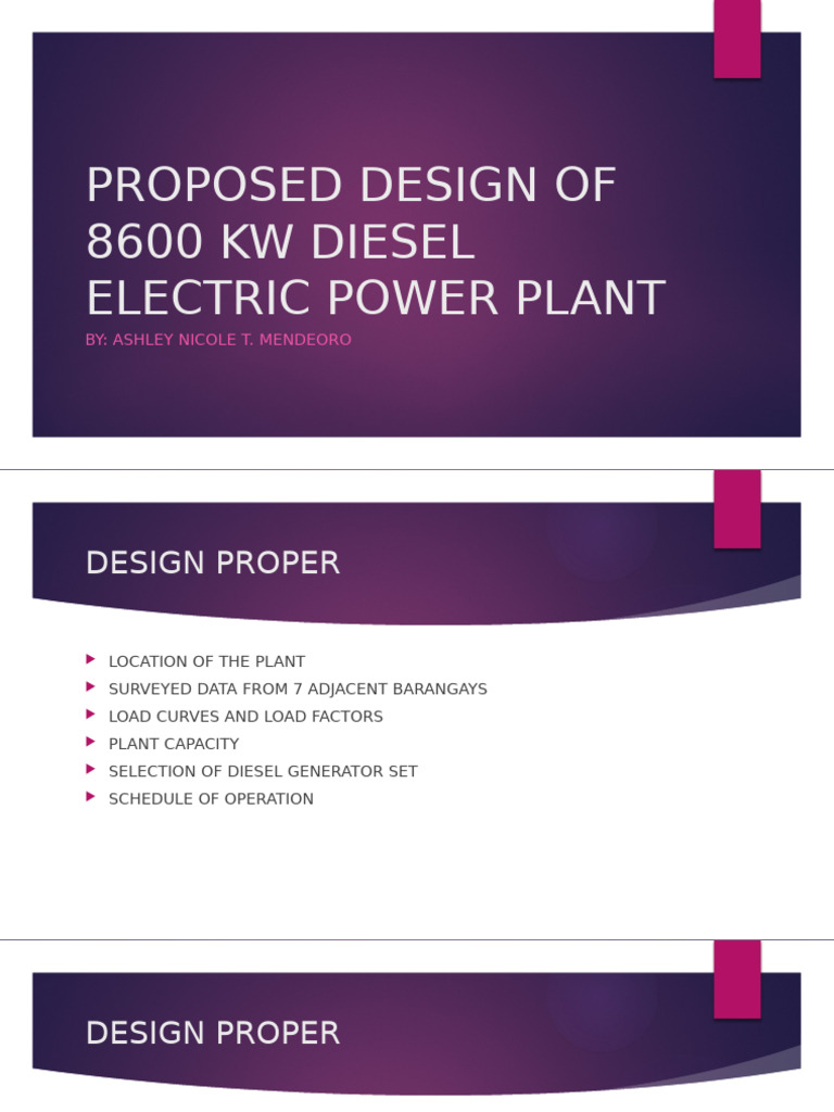 PROPOSED-DESIGN-OF-8600-KW-DIESEL-ELECTRIC-POWER | PDF | Concrete ...