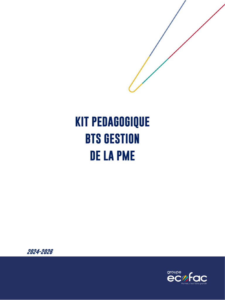 BTS GPME - Kit pÃ©dagogique - 2024-2026 | PDF | Business | Gestion des ...