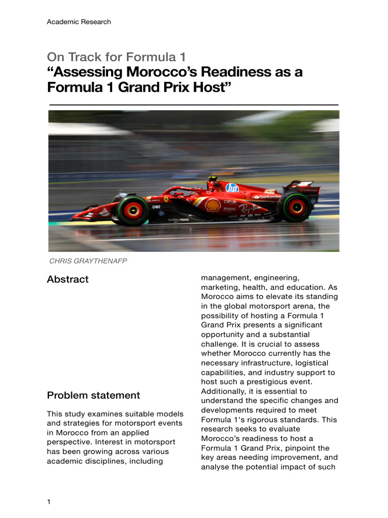 F1 Papers Research Draft | PDF | Formula One | Motorsport