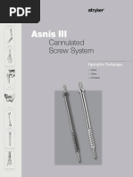 Stryker Fixos Screws Operative Guide | PDF | Screw | Implant (Medicine)