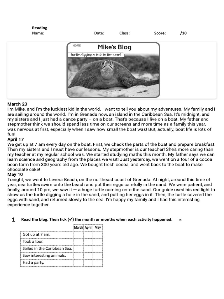 Reading Activity (Para Nota) | PDF