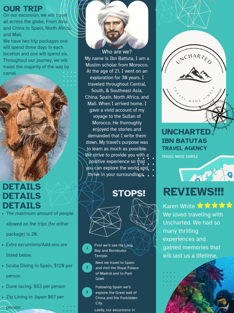 Blue and White Modern Travel Brochure (2) | PDF