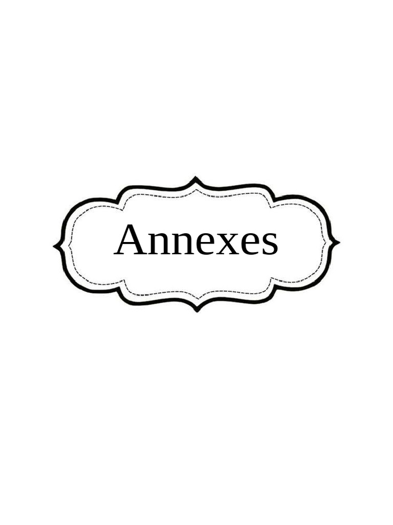 Annexes | PDF