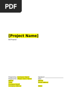 Sample Tender Document Template | PDF | Specification (Technical Standard) | Private Law