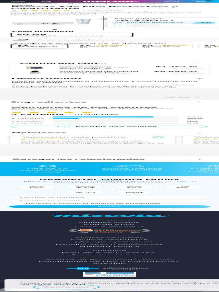 Calier Pomada Ado Film Protectora y Cicatrizante - Miscota Argentina ...