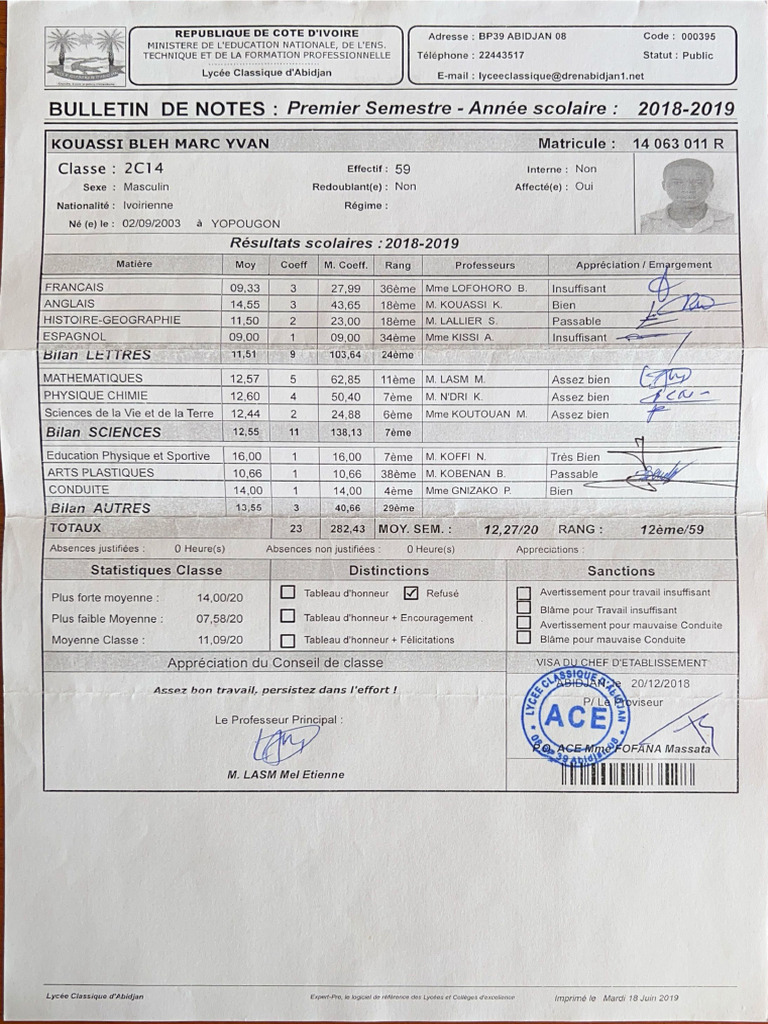 Bulletin de Seconde | PDF