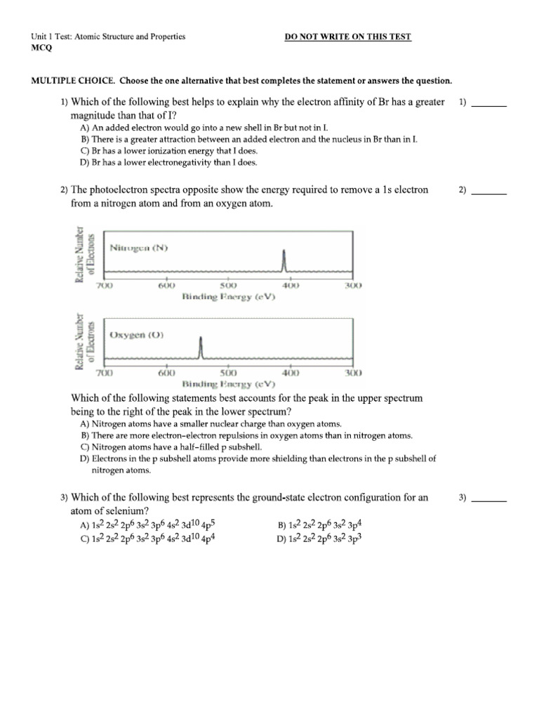 Unit 1 Test | PDF
