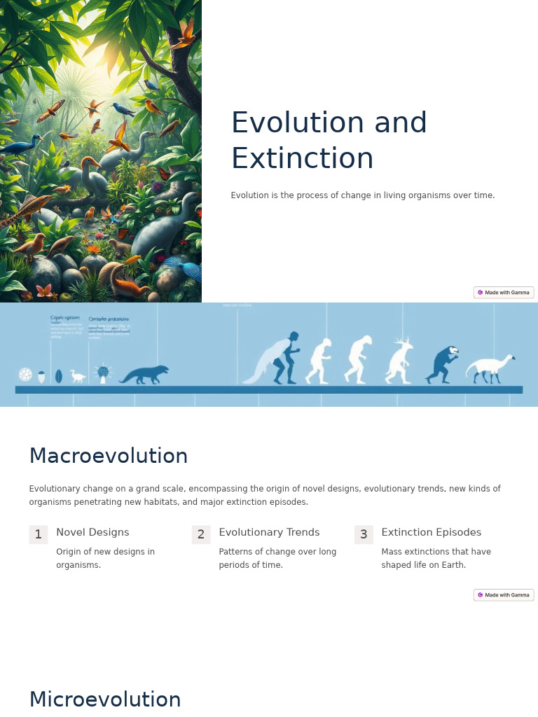 Evolution and Extinction | PDF | Evolution | Species