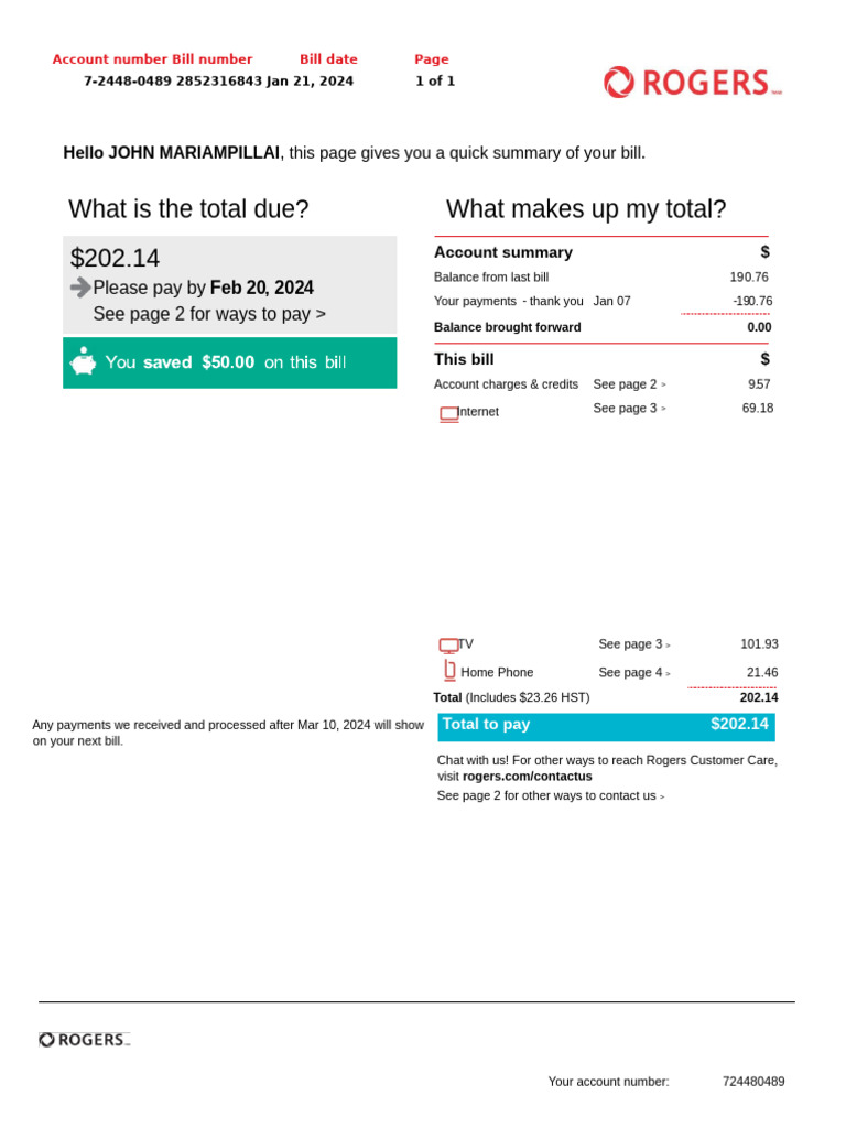 John Mariampillai bill (2) | PDF | Cheque | Payments