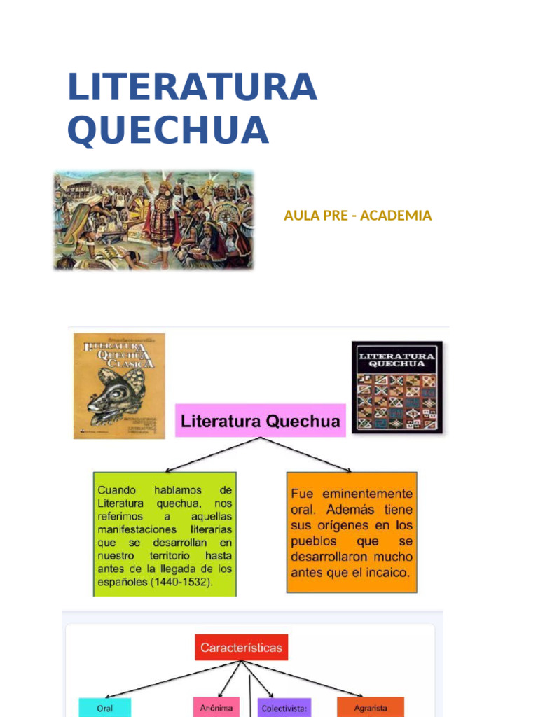 Literatura Quechua Pre | PDF