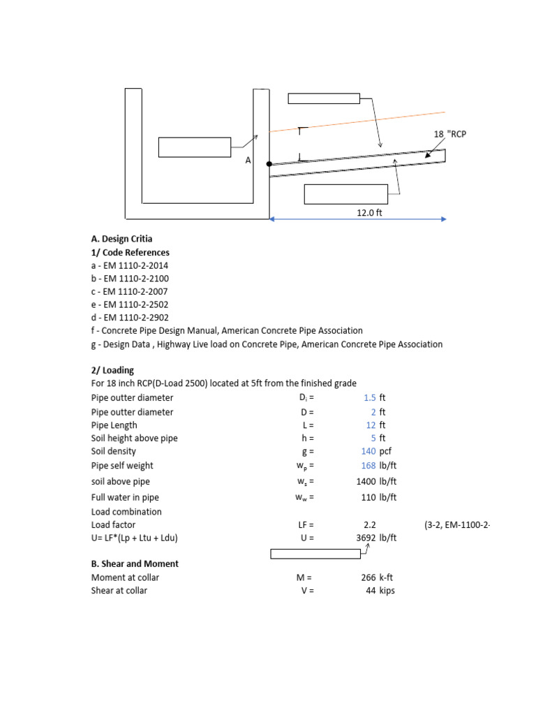 Structural Collar Calculations | PDF | Pipe (Fluid Conveyance) | Civil ...