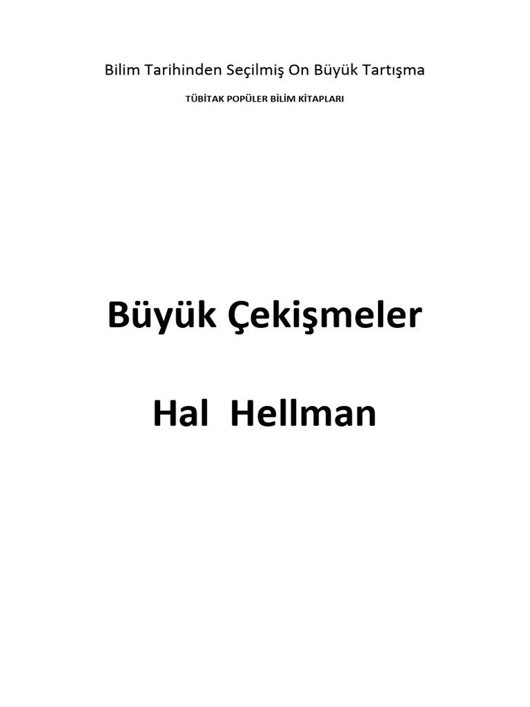 Hal Hellman - Büyük Çekişmeler | PDF