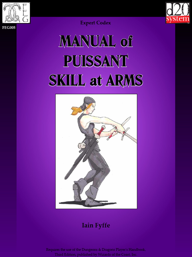 Expert Codex - Manual of Puissant Skill at Arms | PDF