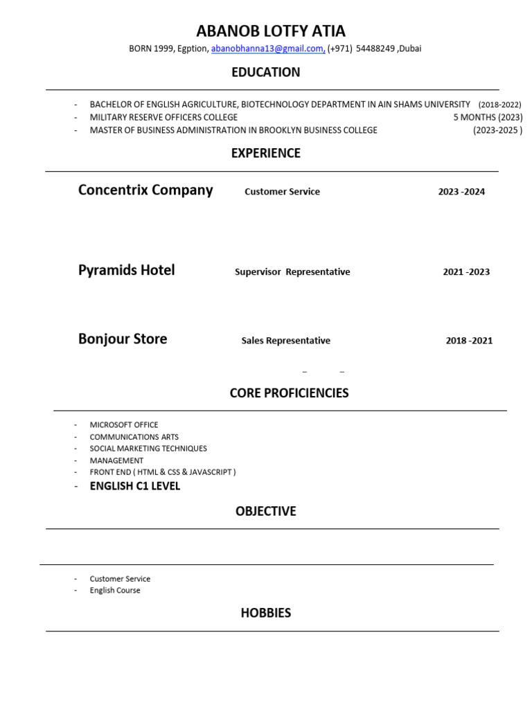 Abanob CS Hanna CV_241114_202516 | PDF