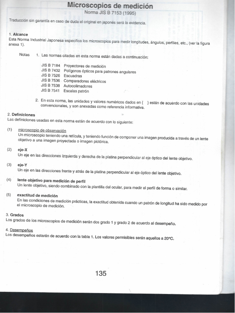 Jis B 7153-1995 | PDF